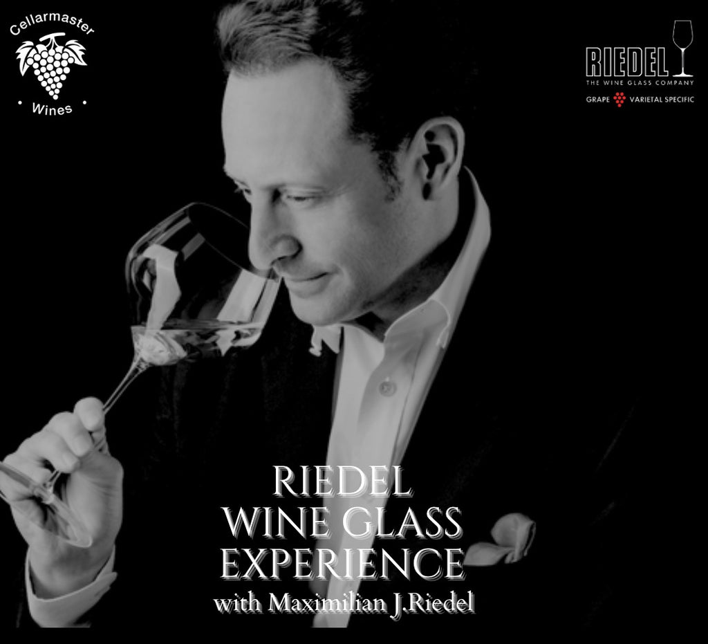 Maximilian J.Riedel Wine Glass Experience 9 March 2026 – Cellarmaster ...
